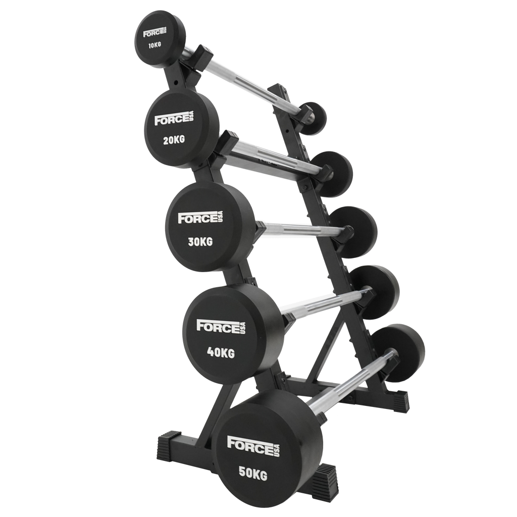 FORCE USA Fixed Straight Barbell Set and Stand – Garner Fitness ...