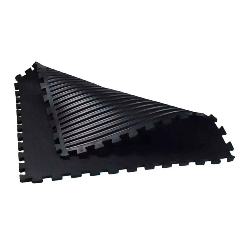 Rubber Interlocking Mat, 100x100x16mm, 1 Piece – Garner Fitness ...