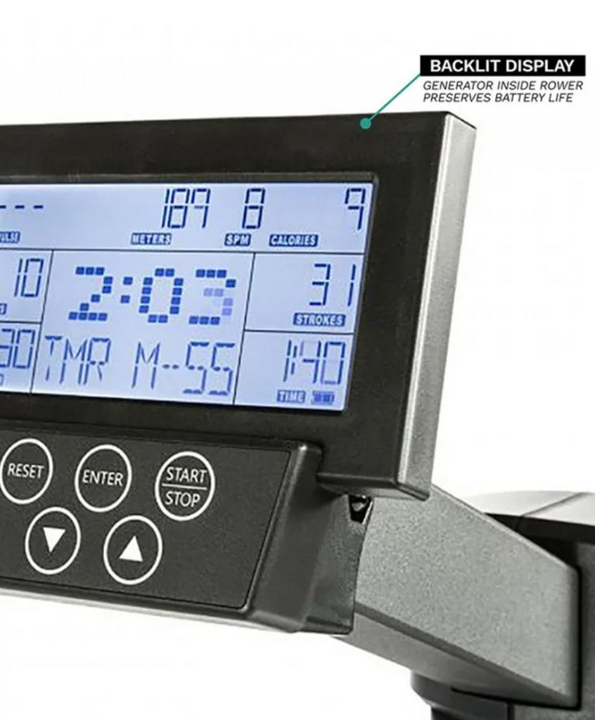 Xebex Fitness Rower 3.0 with Generator +Backlight Console – Garner ...